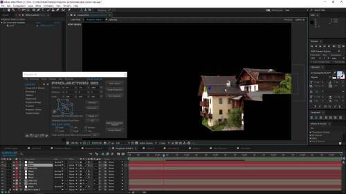 扣像拖动平面图片一键生成三维动画ae