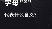 商品标志右上角的字母R,代表什么含义?