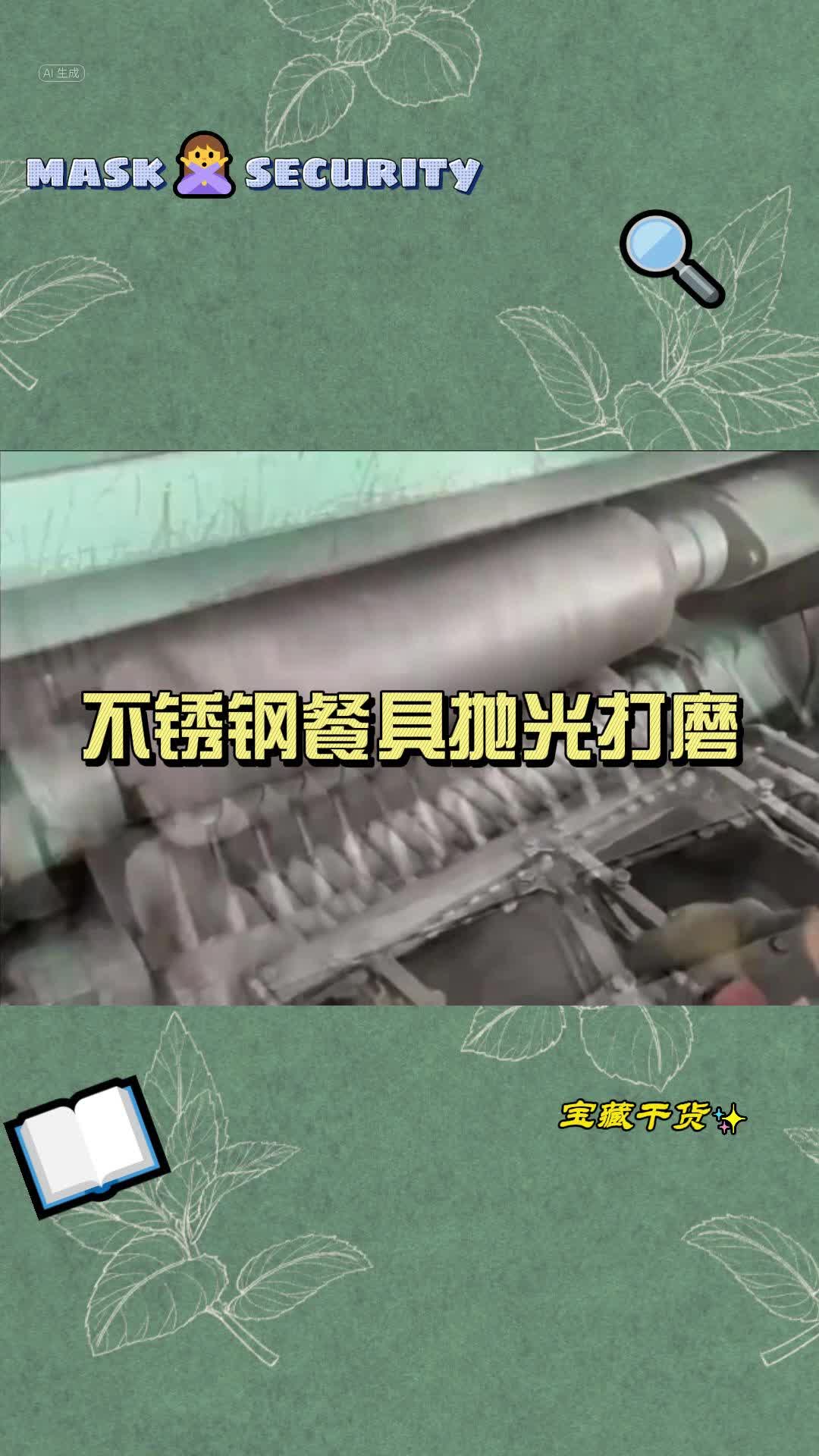 不锈钢餐具自动抛光打磨