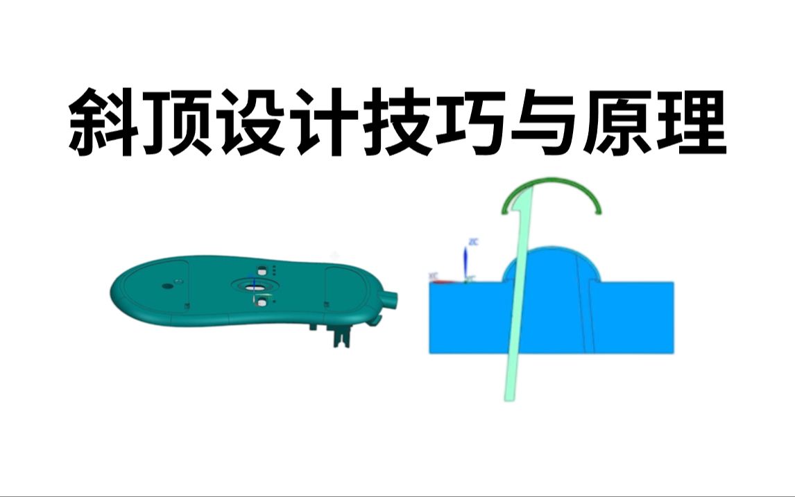 UG塑胶模具设计:不会画斜顶结构?那是因为你还没有搞懂的斜顶设计...