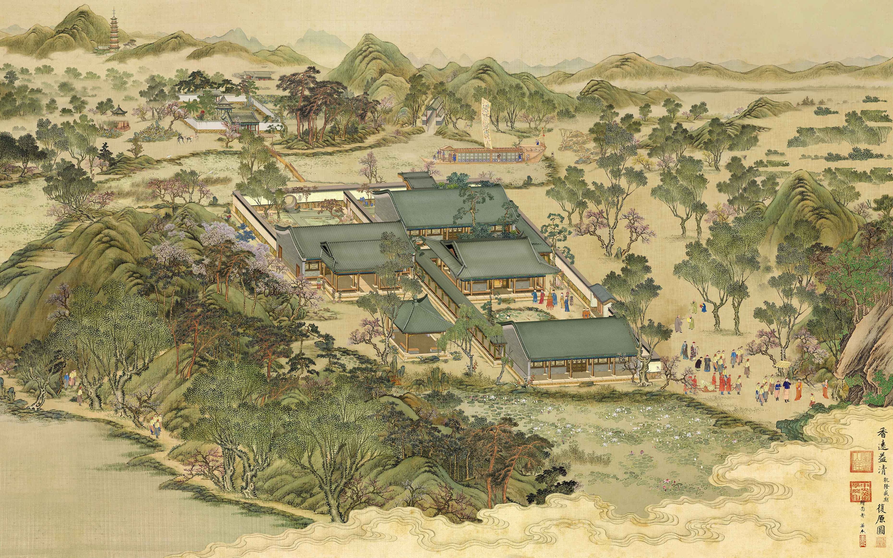 中央美术学院2020届建筑学硕士毕业设计——避暑山庄香远益清建筑...