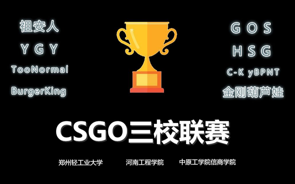 【2020 CSGO三校联赛合集】比赛解说录像