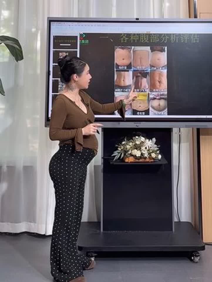孕晚期课程录制现场!女子塑形折角腰-线上课程2.0版本录制现场-持续...