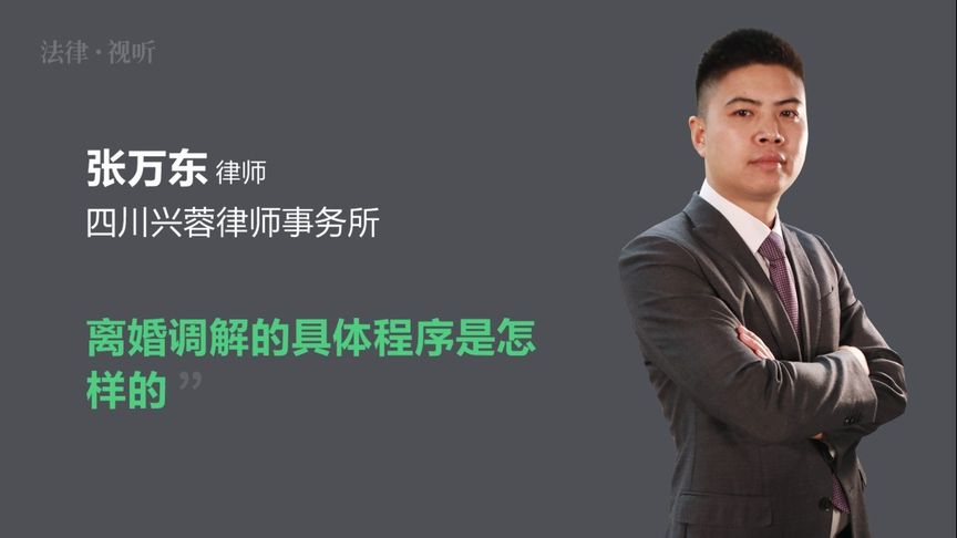 离婚调解的具体程序是怎样的