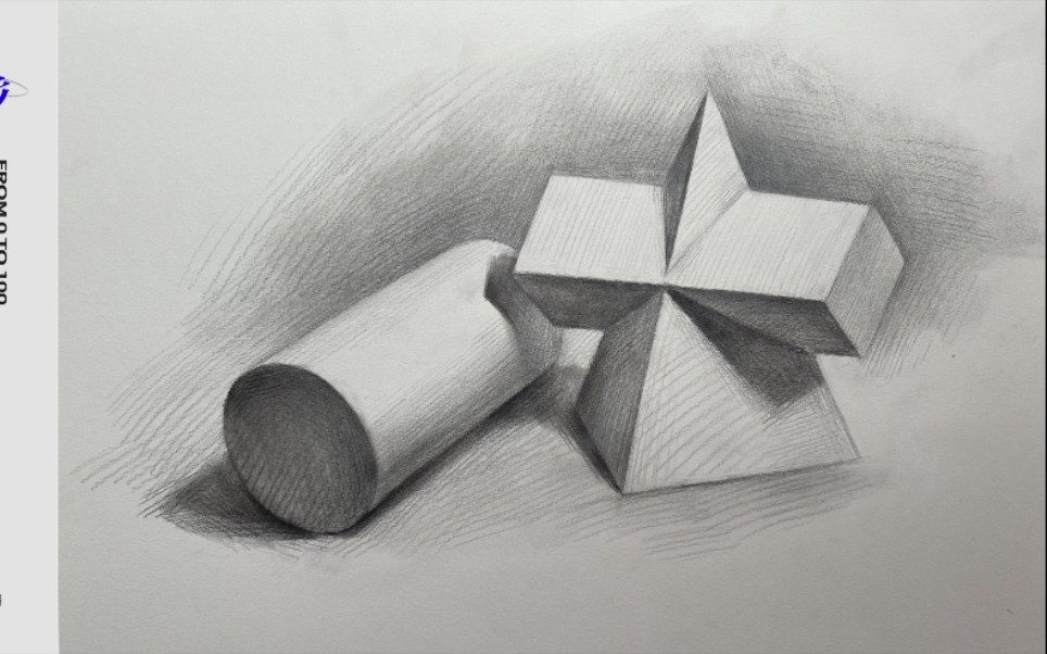 素描静物石膏组合训练2【从零起步系列课程】