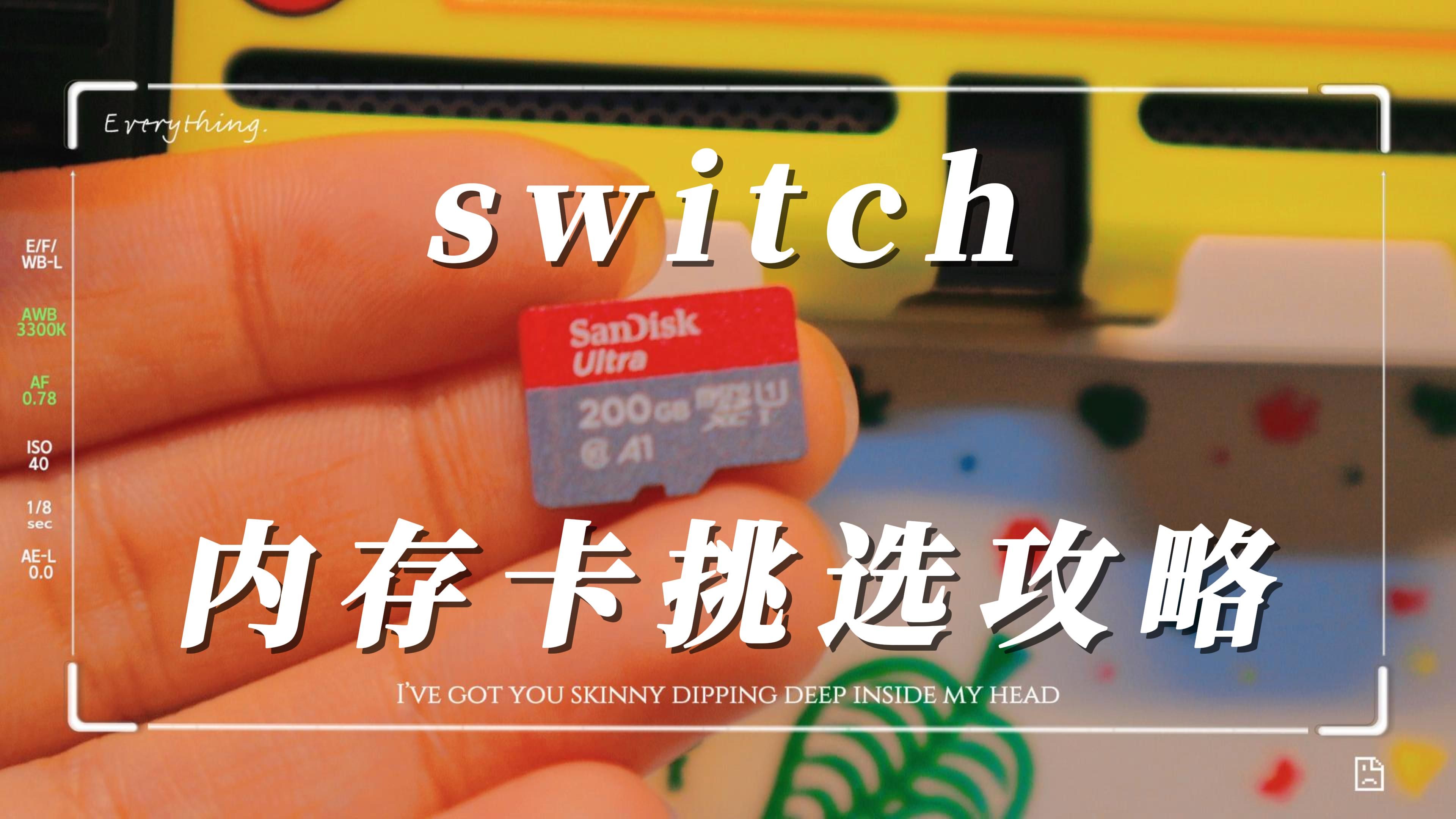 【干货】switch内存卡挑选攻略
