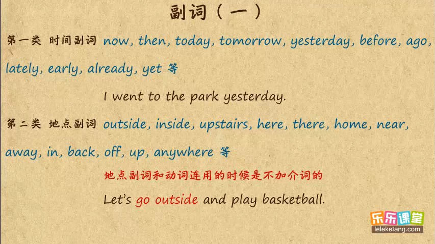 135. 副词用法(一)