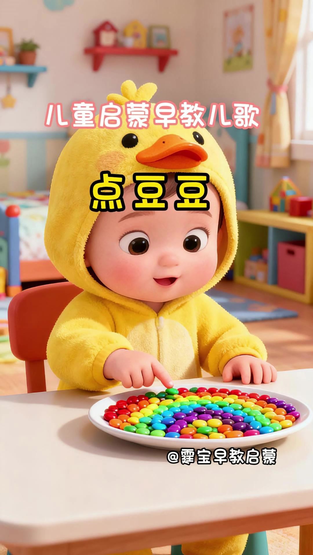 儿童启蒙早教儿歌-点豆豆 早教儿歌,启蒙儿歌,儿歌动画,点点点豆豆,点...