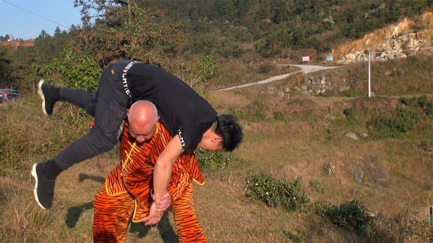 梅山虎拳:民间老拳师模仿老虎捕猎野猪 轻轻松松把猪扔背上扛走