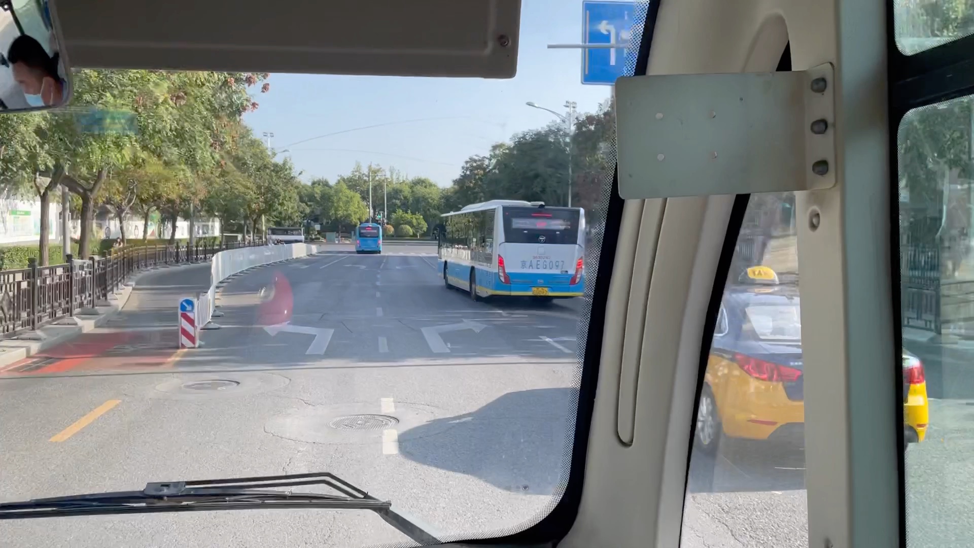 北京公交brt1路运行视频