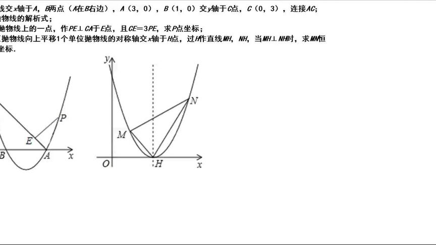 二次函数综合题,求含参数的直线经过定点的方法