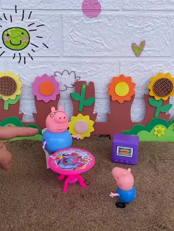 小猪佩奇:培养孩子的好习惯,猪爸爸真搞笑!