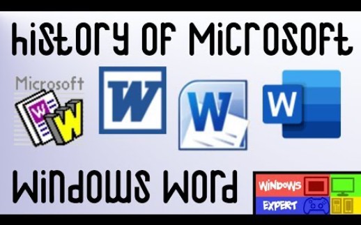 [转载]历代Microsoft Windows办公软件-Word