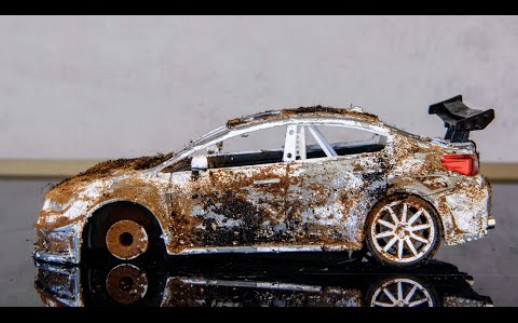 翻新修复——油管一小哥破旧的斯巴鲁小汽车