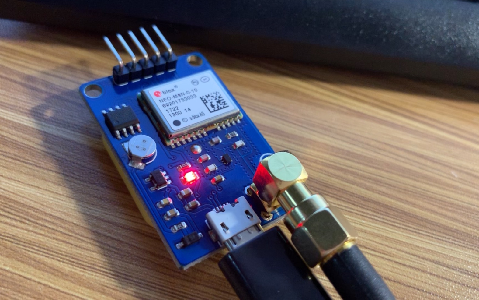 u-blox的gps模块调试视频