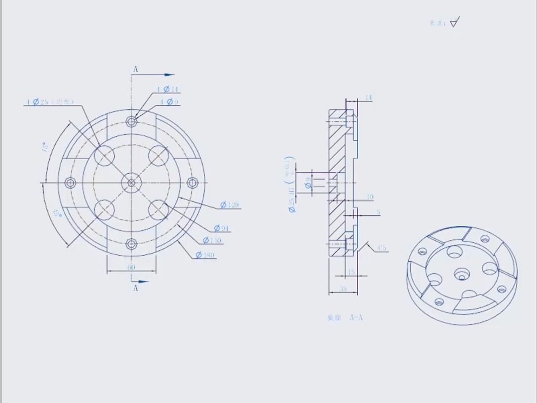 Creo/proe工程图转cad,结构设计,产品设计,creo教程,proe教程,creo在线...