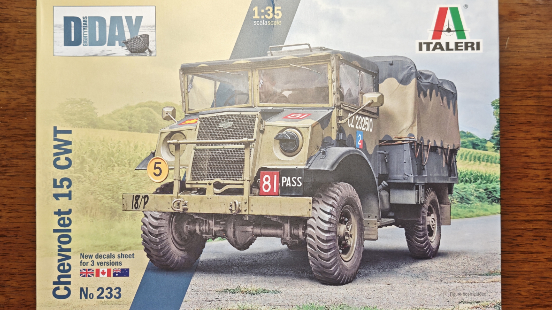 【模型测评】意大利 1/35 雪佛兰 15 CWT 0.75吨加拿大CMP军用卡车...