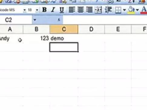 Excel 工作表的使用方法之三