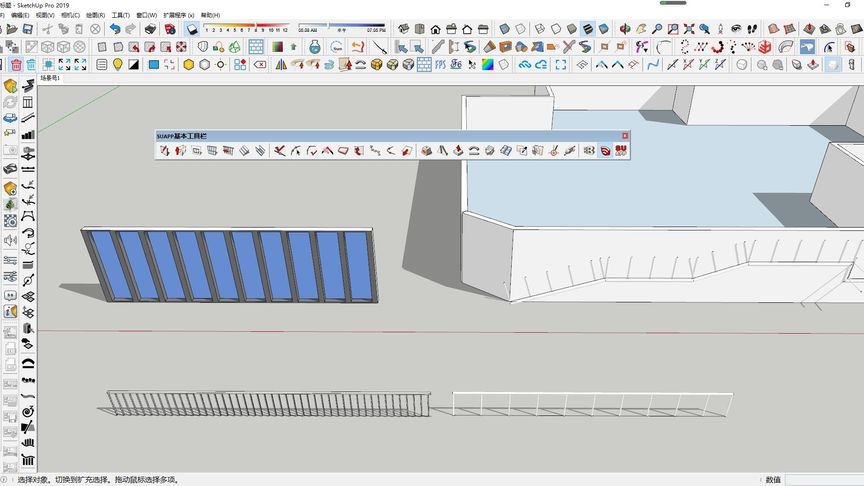 SketchUp如何快速生成窗户与栏杆模型,一个插件,即可轻松搞定!