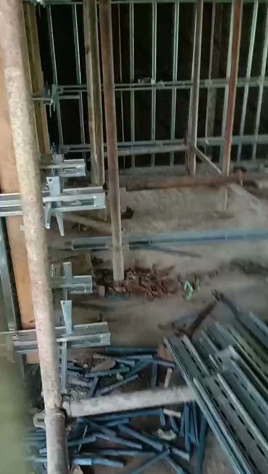 新型木模方钢背楞体系