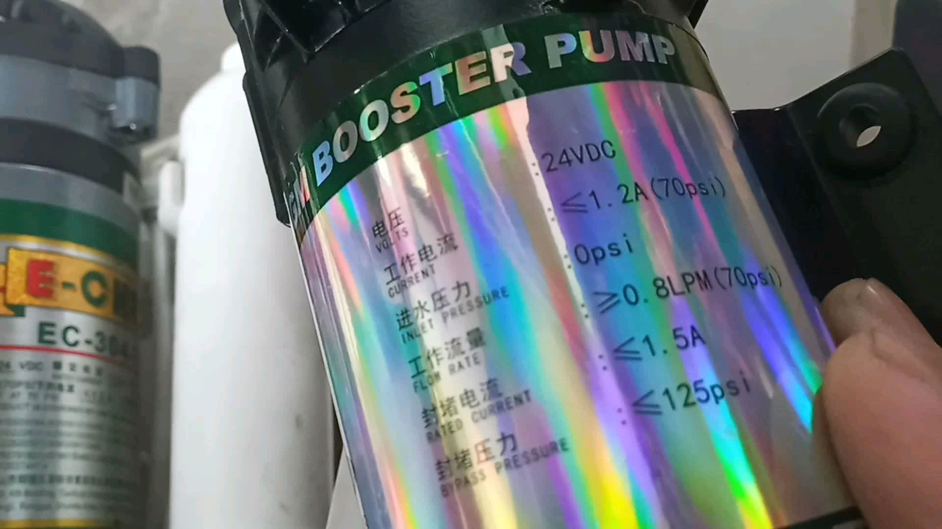 原来我的家用净水器,安装这个装置,.