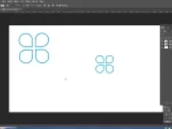 photoshop PS使用钢笔工具和形状工具绘制线性图标技巧
