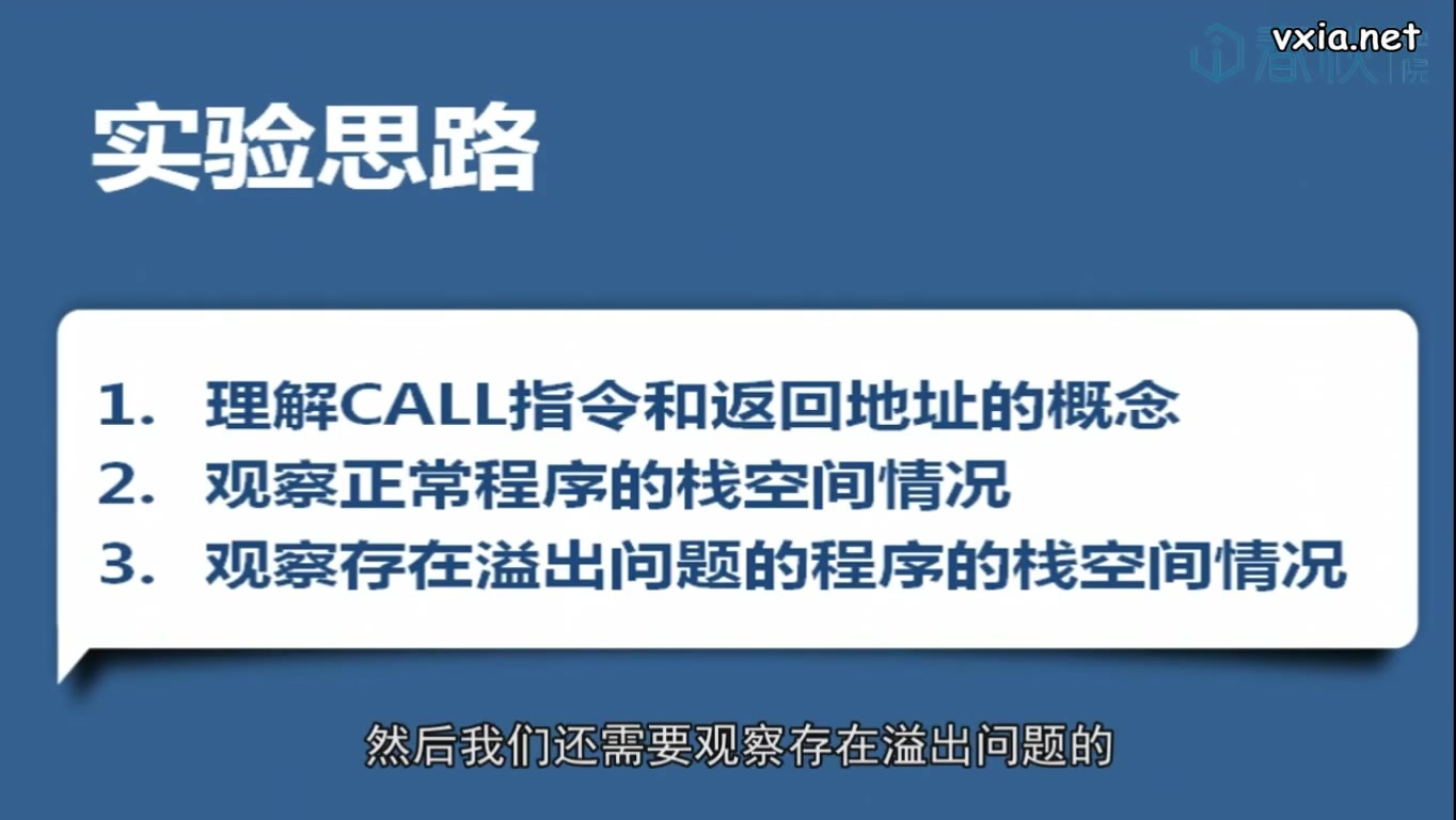 缓冲区溢出分析-基础篇