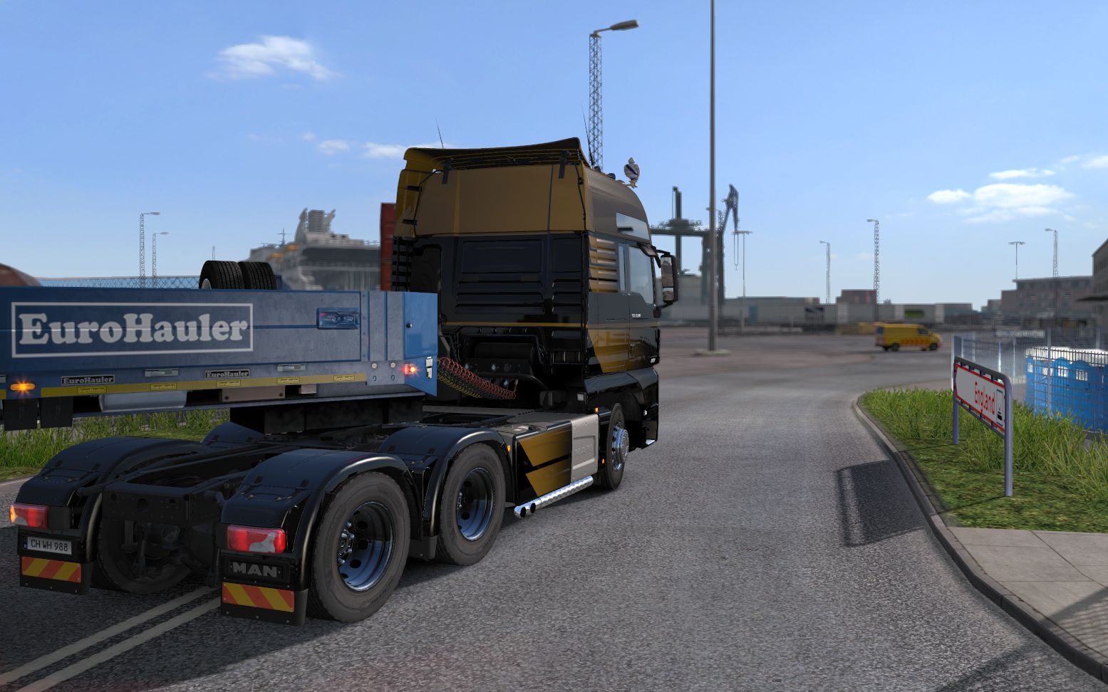 欧卡2 1.35版本运输领航船 语音导航 超限行驶