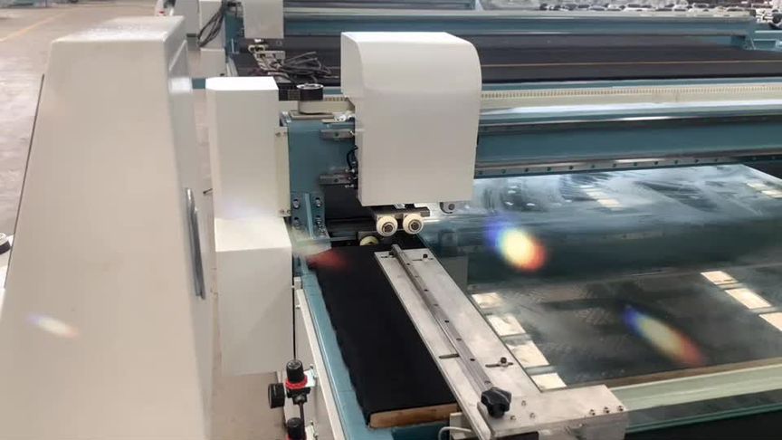 全自动夹胶玻璃切割机,切割夹胶玻璃原来这么简单