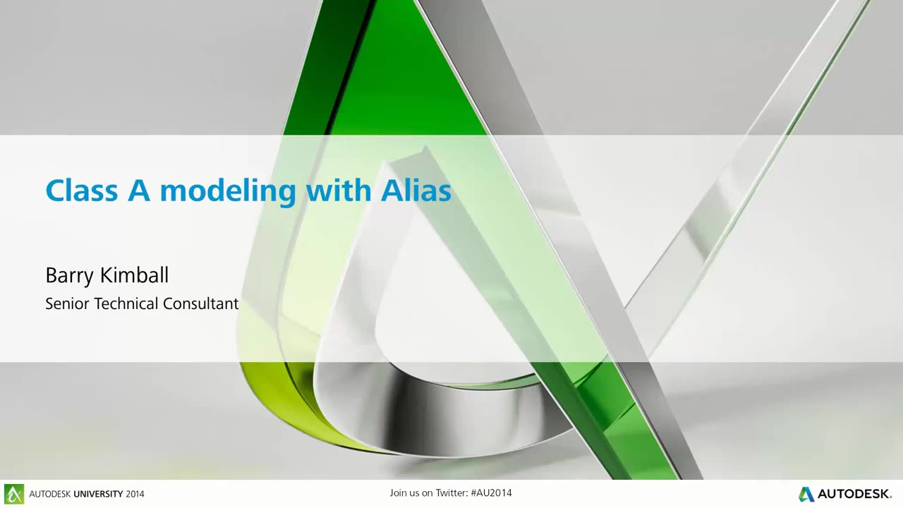 Autodesk Alias Class A Surfacing Tutorial