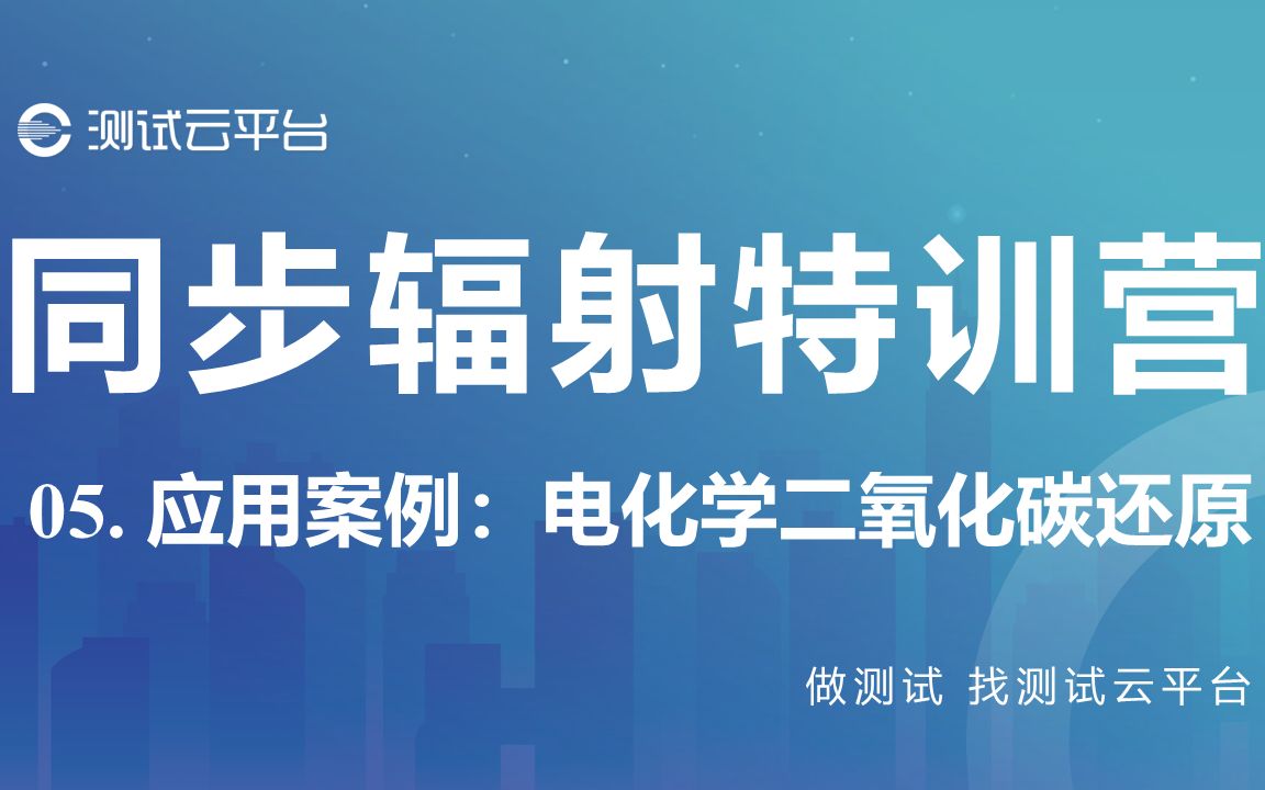 【同步辐射特训营】05.应用案例:电化学二氧化碳还原
