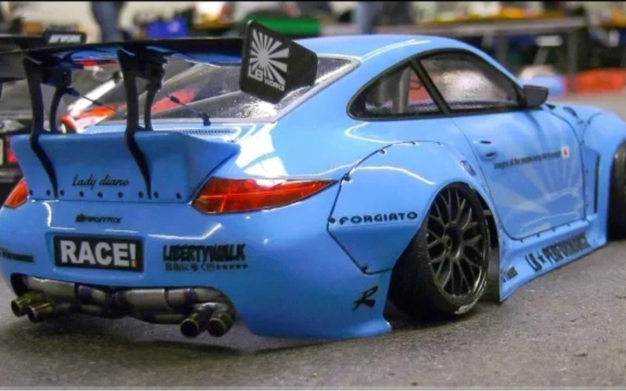 (RC模型)rc漂移车的细节和运动!