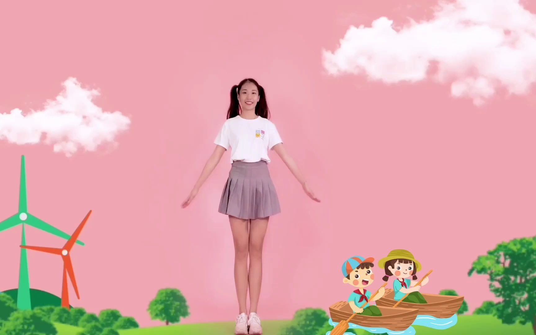 幼儿舞蹈～《让我们荡起双桨》，快跟老师一起跳吧~