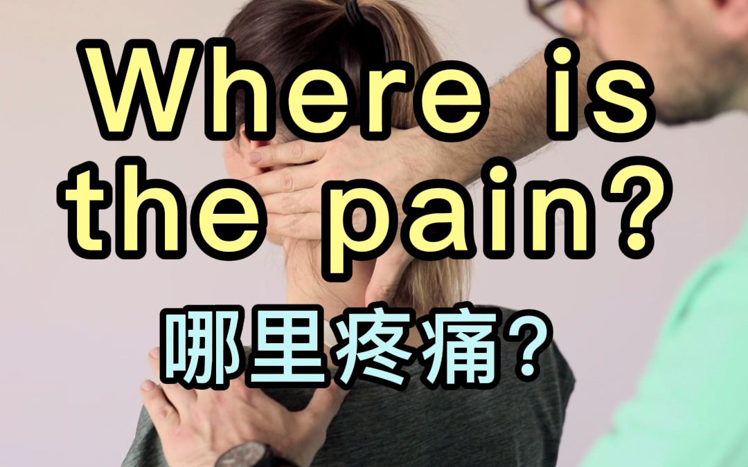 【应景式学英语短语】Where is the pain?(哪里疼痛?) 少儿英语日常...