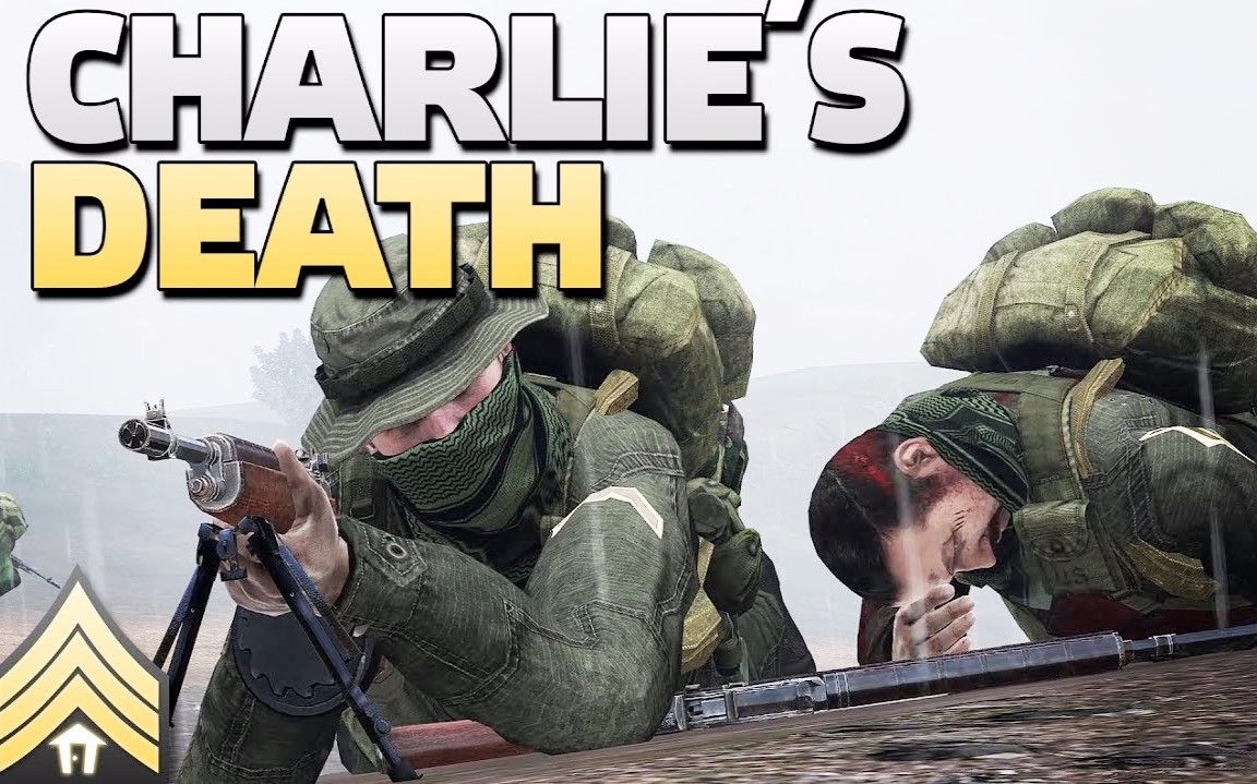 【ShackTac战队】非常真实的战场上瞬间中弹死亡 - Charlie's death