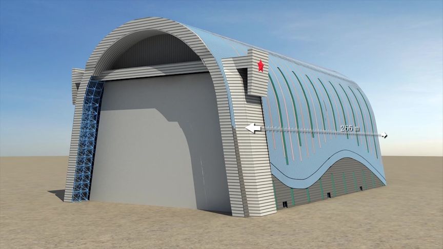 你猜是干什么用的?113m高140m跨度巨型厂房 建筑施工 钢结构技术