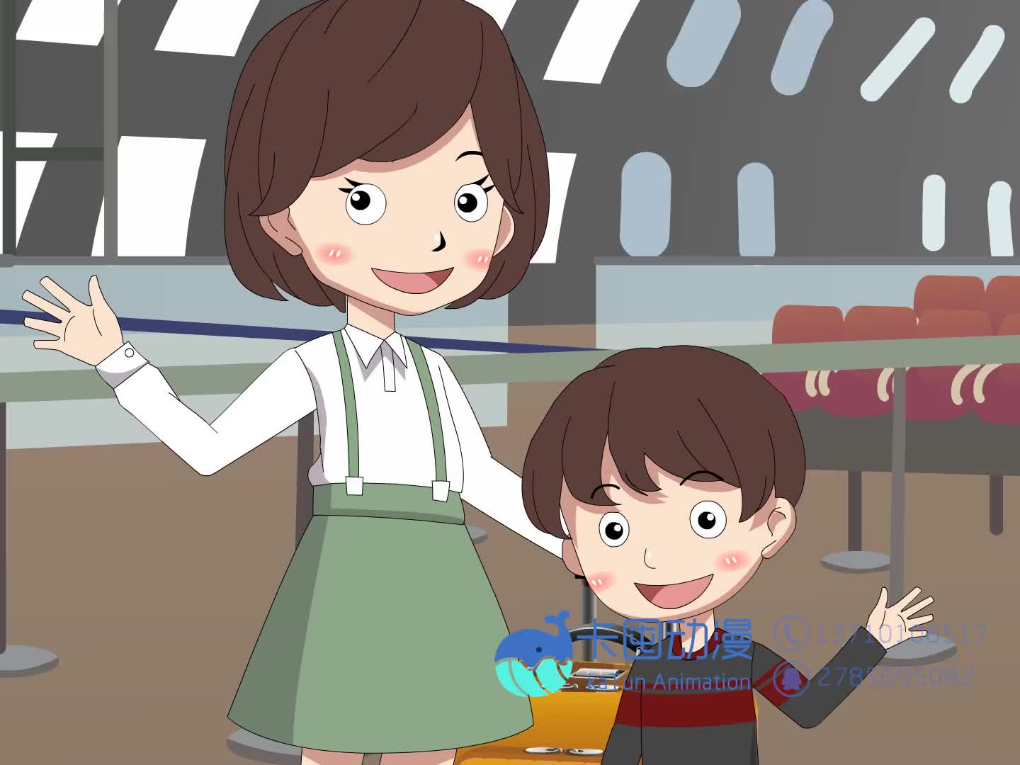 西餐礼仪介绍动画