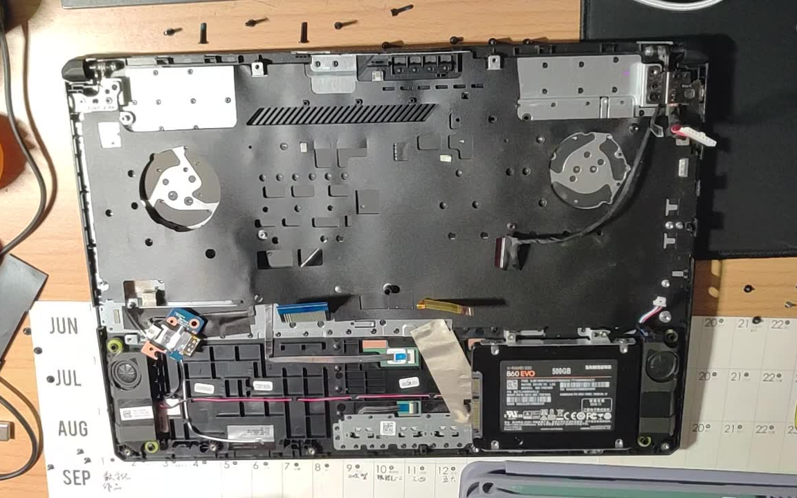 【拆华硕天选笔记本】键盘进少量咖啡了问题不大自己动手!