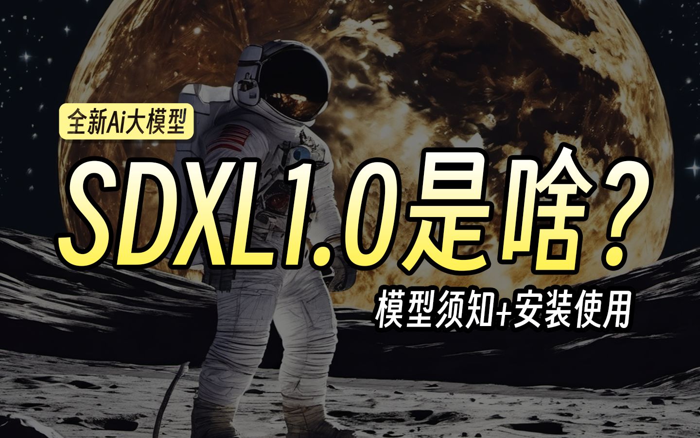 SDXL1.0大模型发布!能给Stable Diffusion带来全新的使用体验吗?关于...
