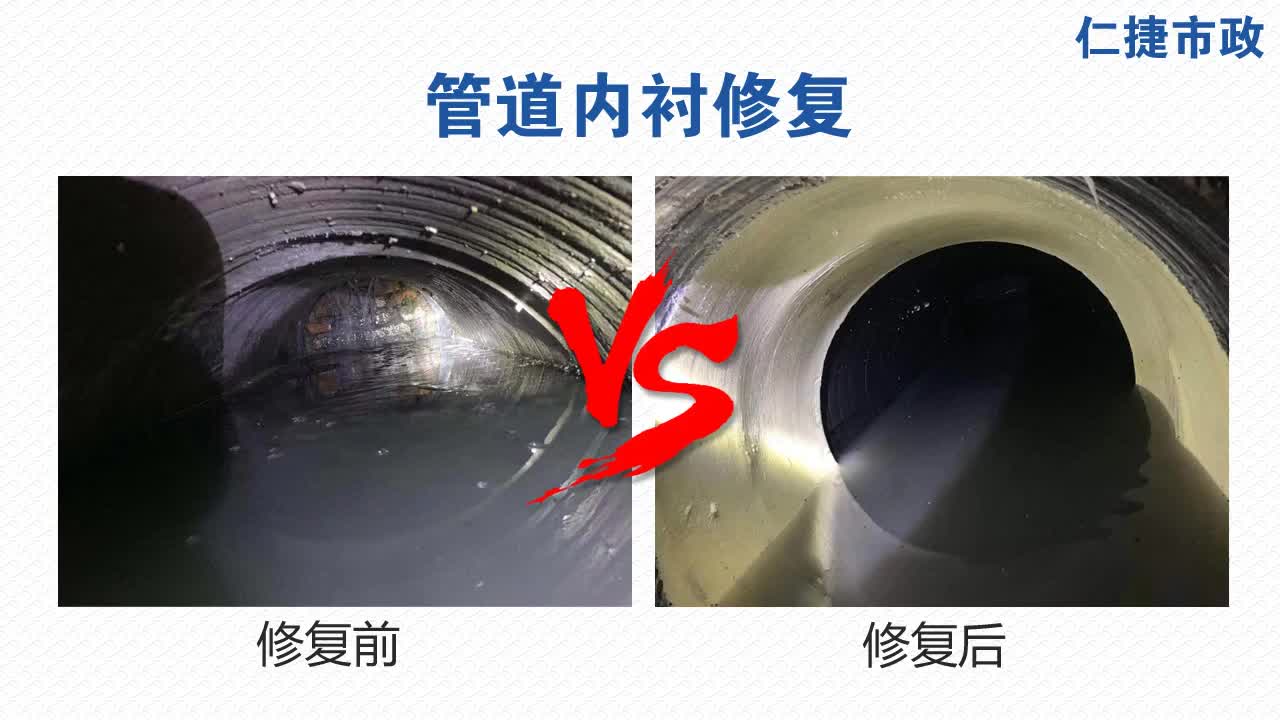 【仁捷市政】杭州管道非开挖修复,杭州管道非开挖修复,管道疏通