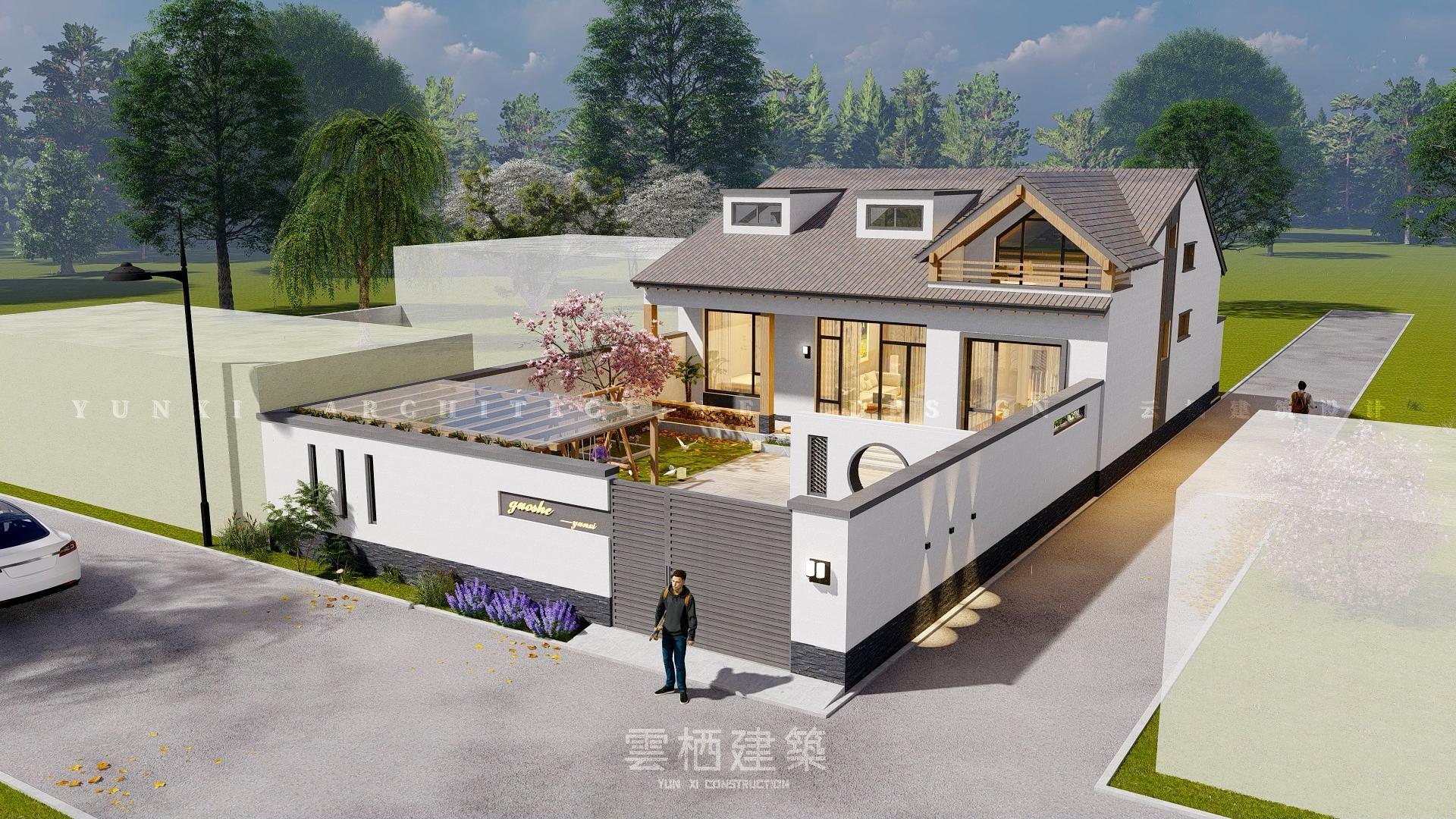 ...的自建别墅设计 #农村自建房设计公司 #田园风农村自建房设计案例#...