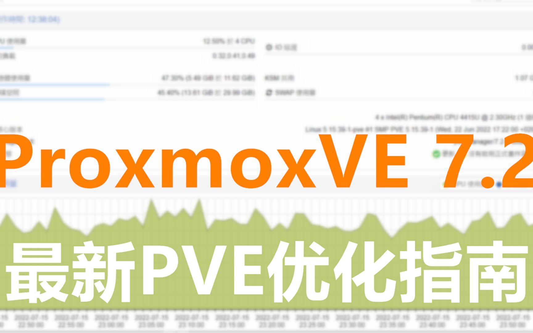 最新软路由PVE虚拟机优化教程 - ProxmoxVE 7.2-7