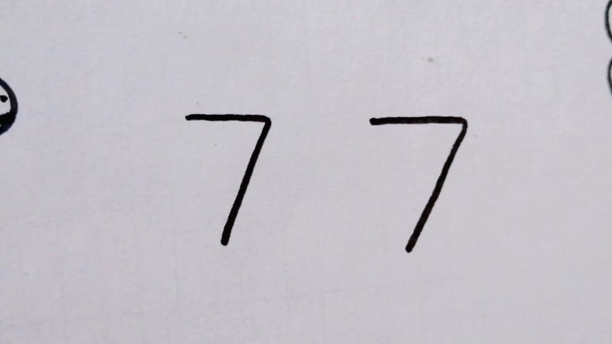 数字简笔画,开发想象力哦!