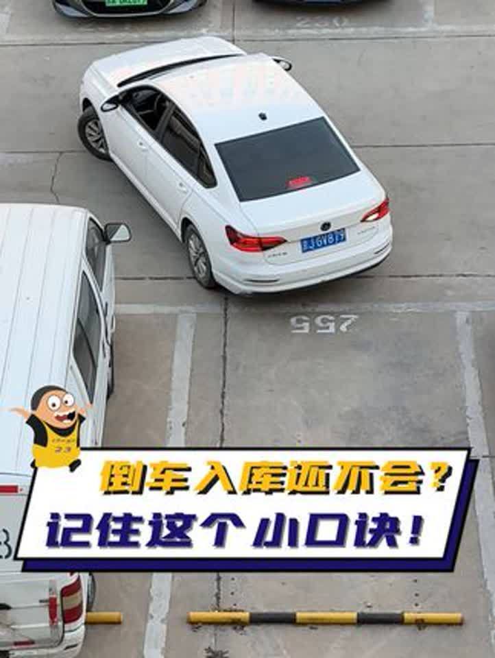 倒车入库现场教学,保准一学就会!新手上路