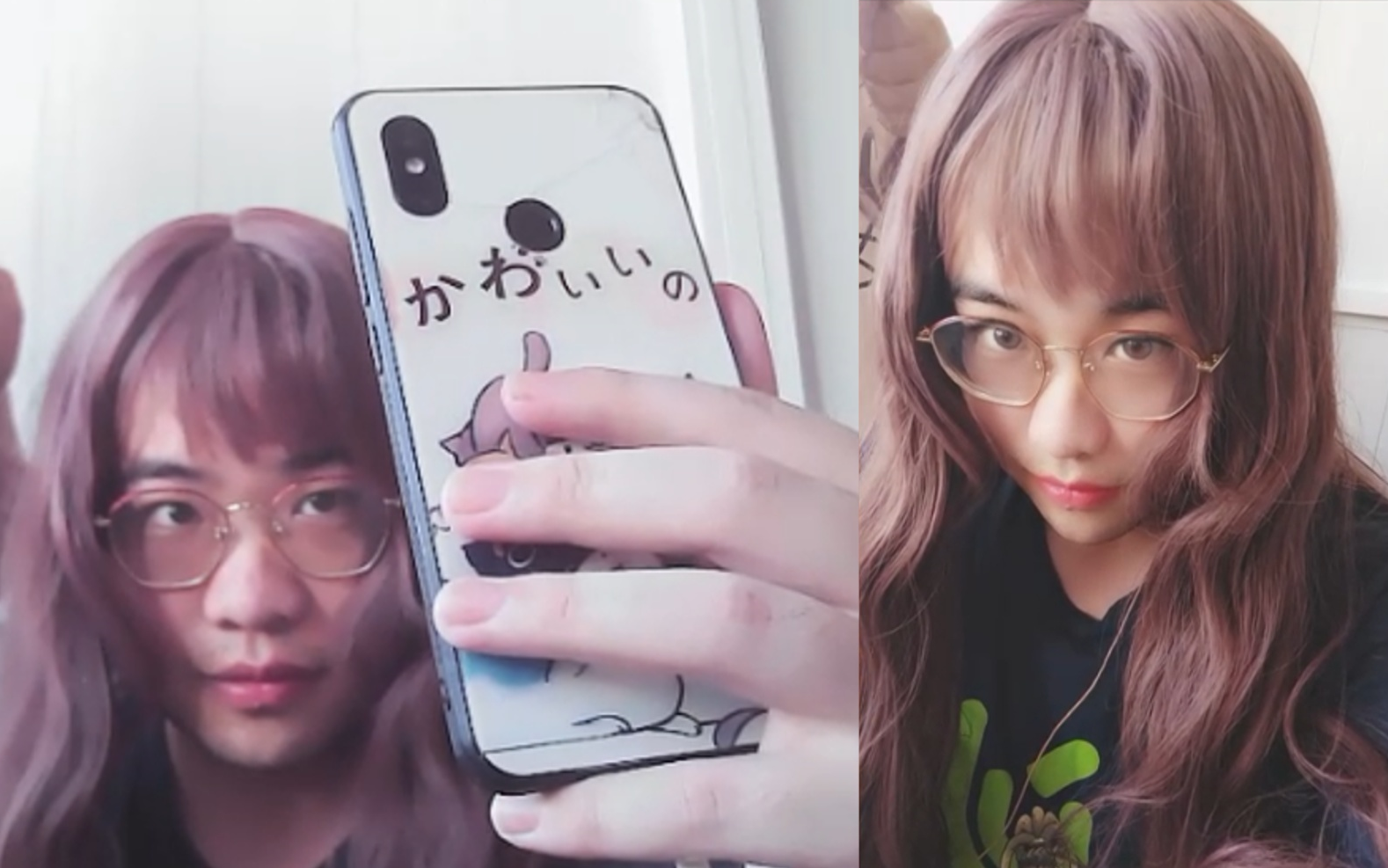 糙汉直播开美颜软件变萌妹(全程高能)