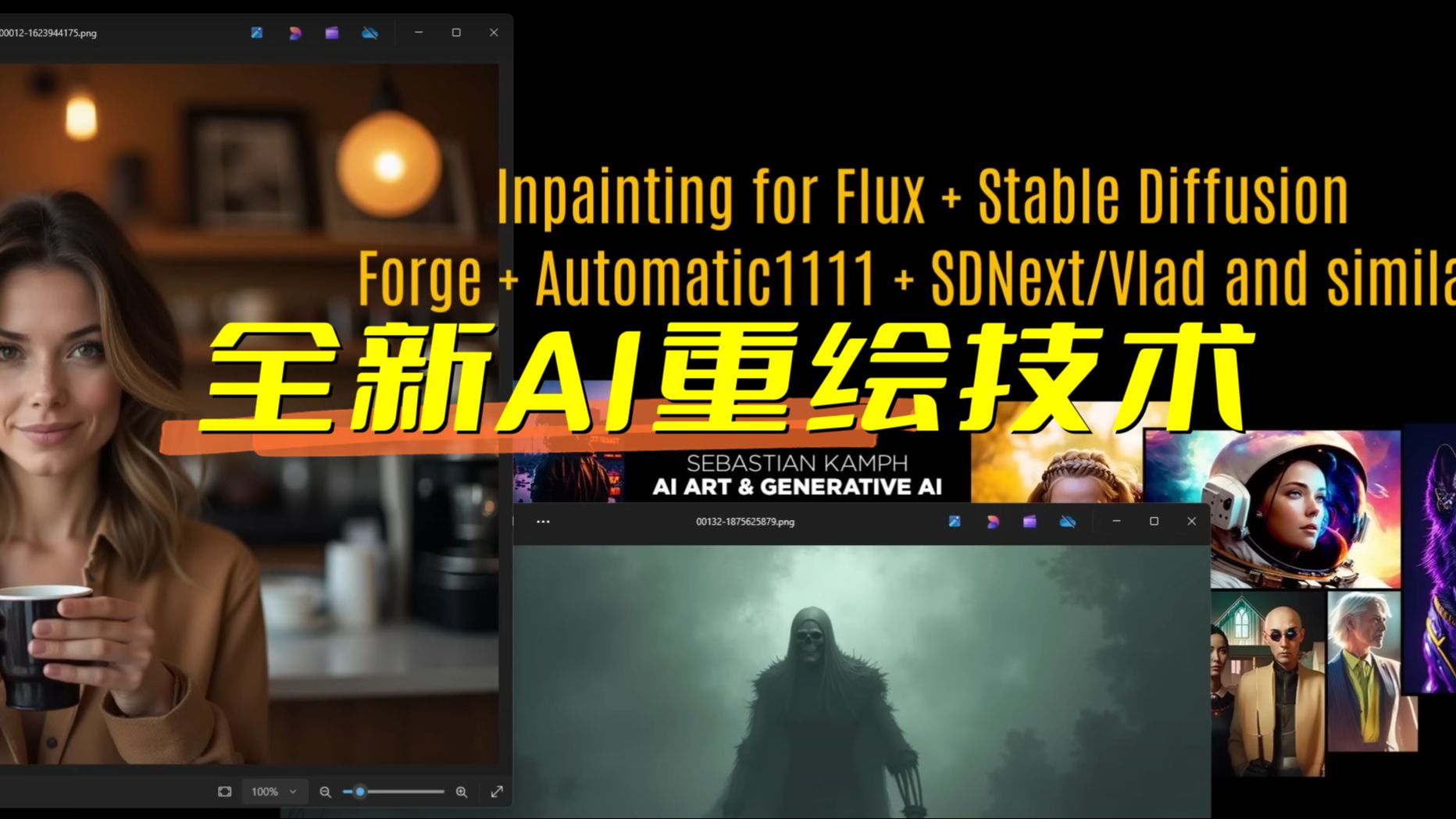 Flux模型全新的重绘功能详解,Stable Diffusion专业课程,仔细看会有收获...