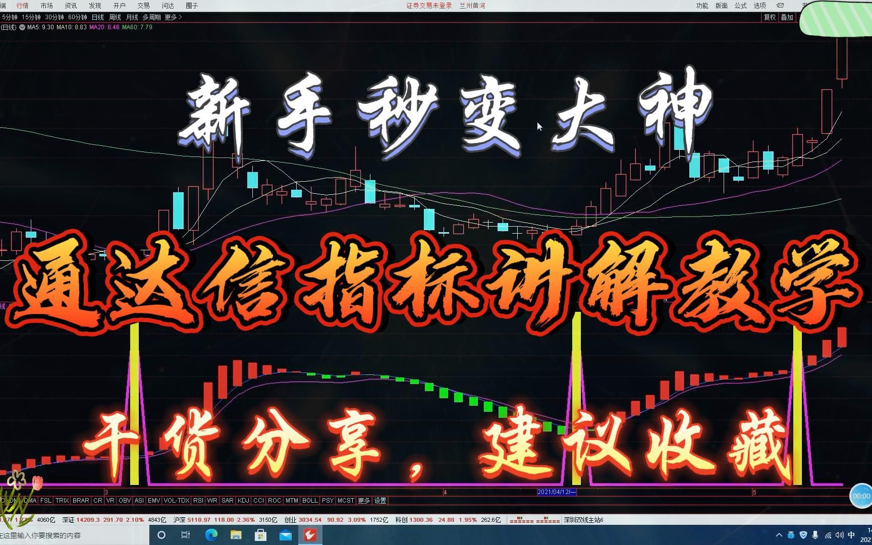 通达信指标公式讲解教学,新手秒变大神,干货分享,建议收藏!