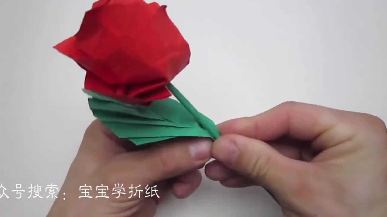 宝宝学折纸:手把手教你折漂亮折纸花朵,小朋友都学得会