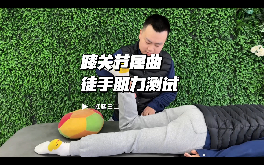 膝关节屈曲徒手肌力测试