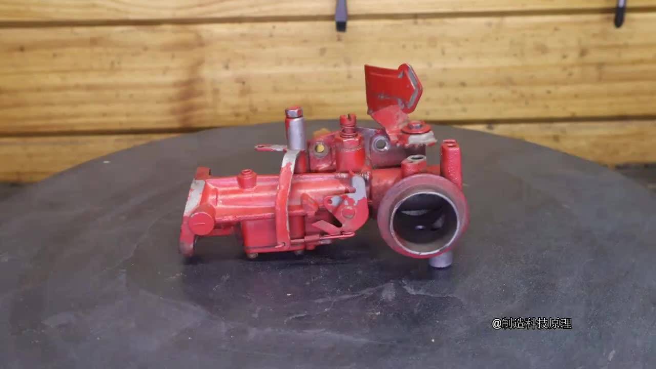 修复一台古老的化油器 #改装 #汽车配件 #电钻启动柴油机方法 #微型...